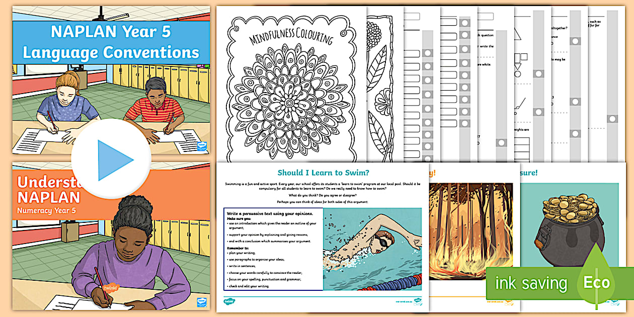 Year 5 NAPLAN Preparation and Practice Exams Resource Pack 1