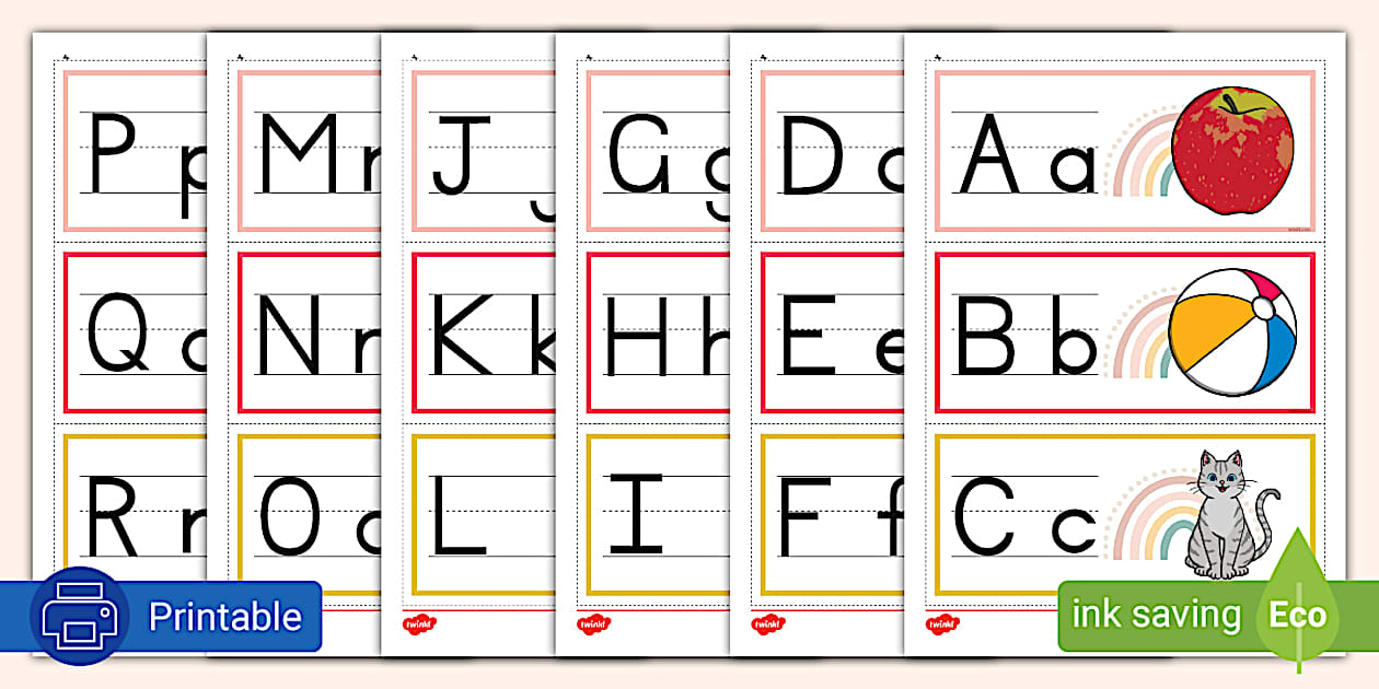 Grade R | Phonics Sounds A To Z - Phonics Alphabet Strips