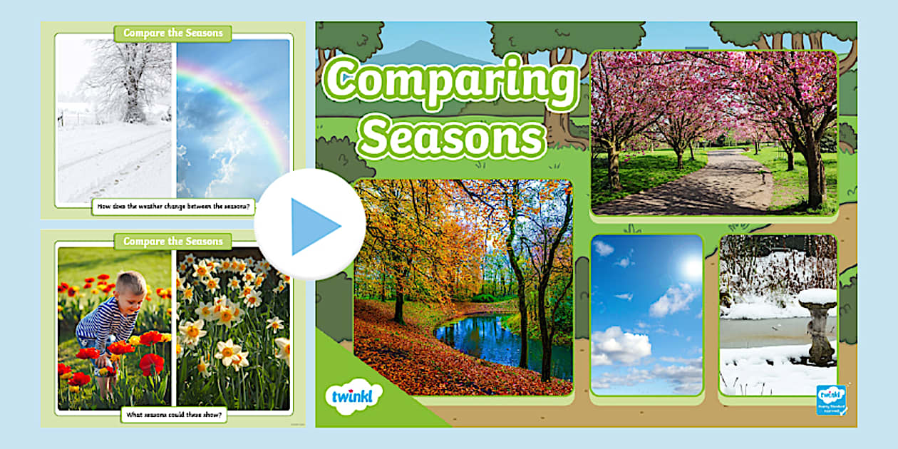 Comparing Seasons PowerPoint (teacher made) - Twinkl