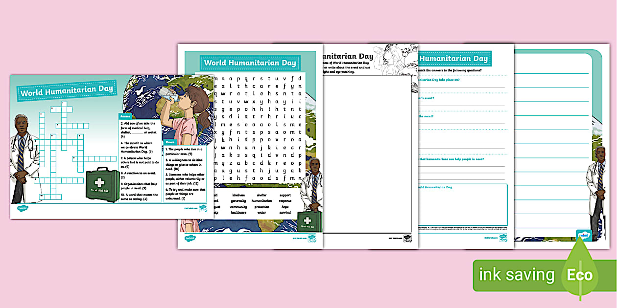 World Humanitarian Day Activity Pack (teacher made) - Twinkl