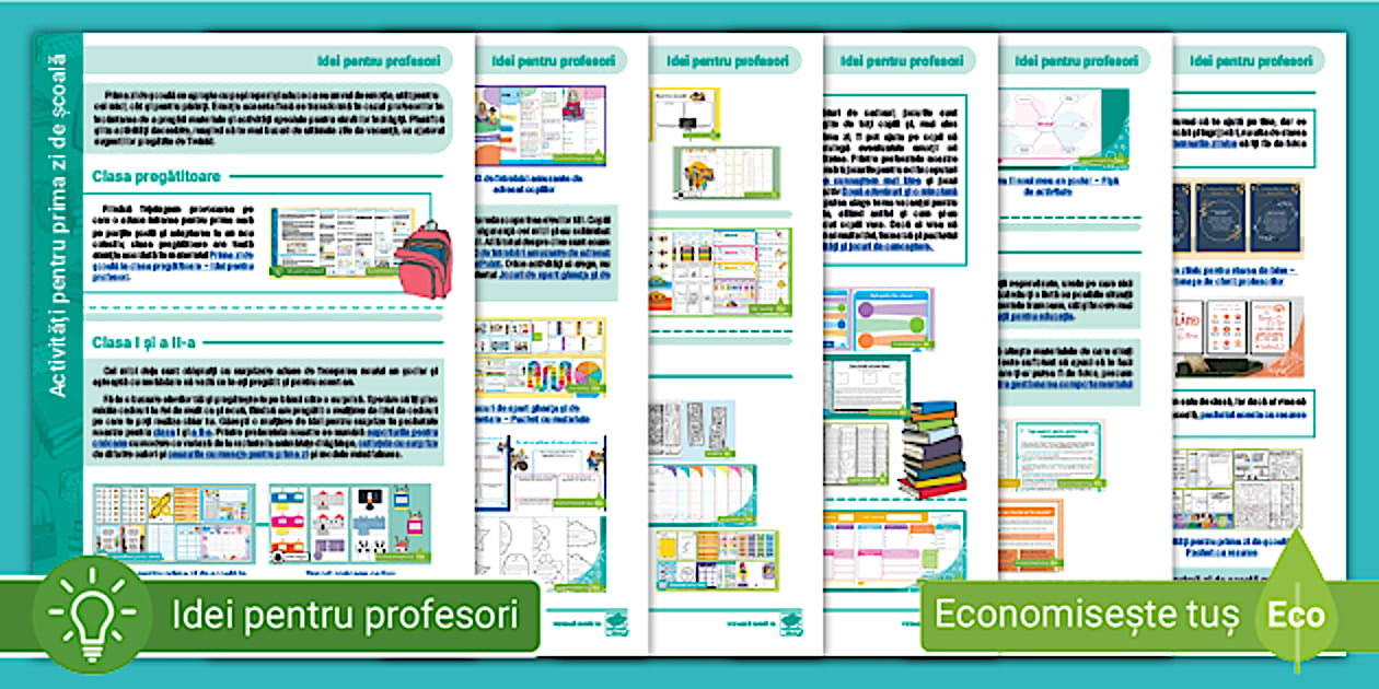 Activități pentru prima zi de școală – Idei pentru profesori