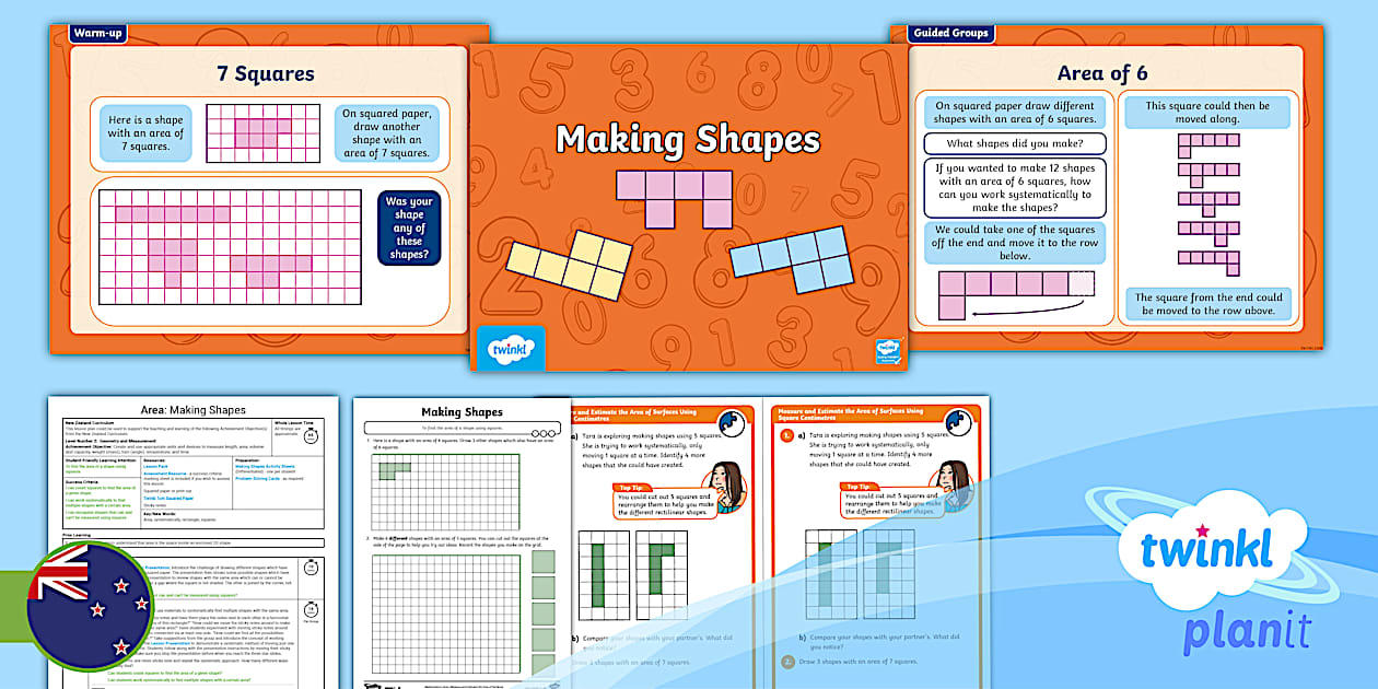 Level 2 Area: Measure and Estimate the Area of Surfaces Using Square