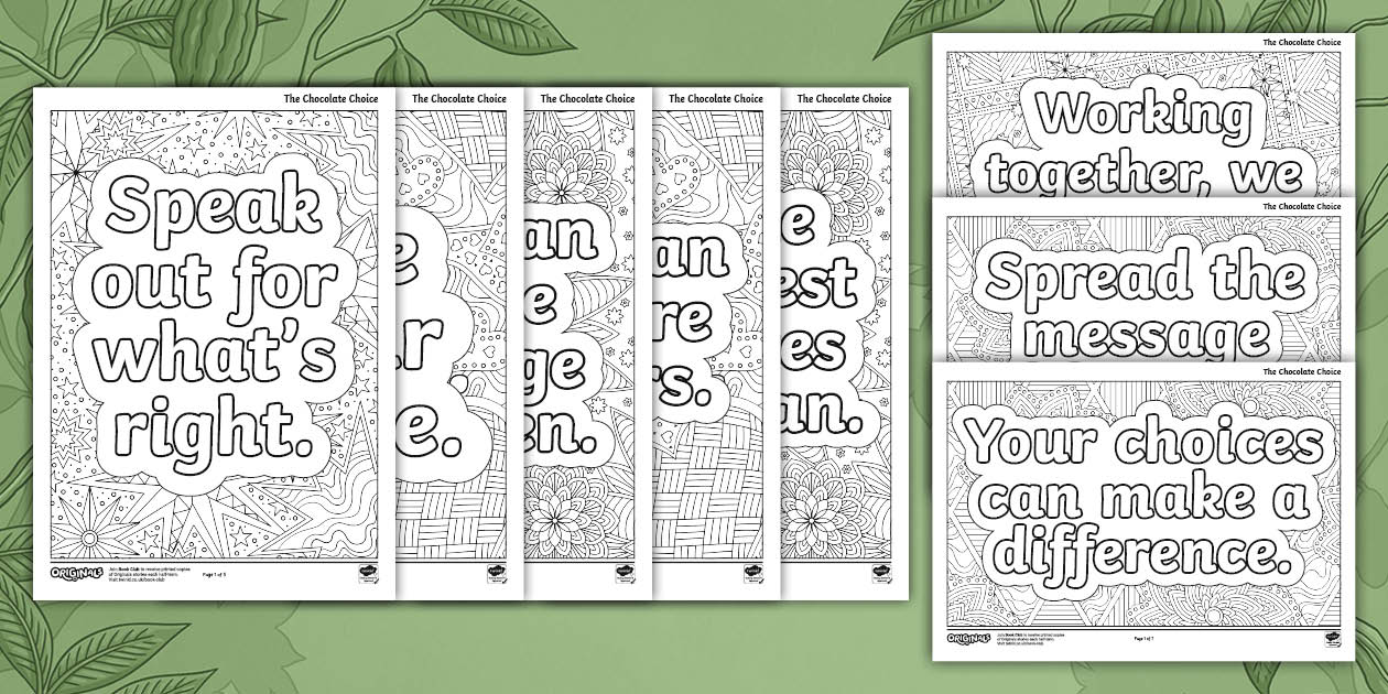 Motivational Quotes Mindfulness Colouring Pages - Twinkl