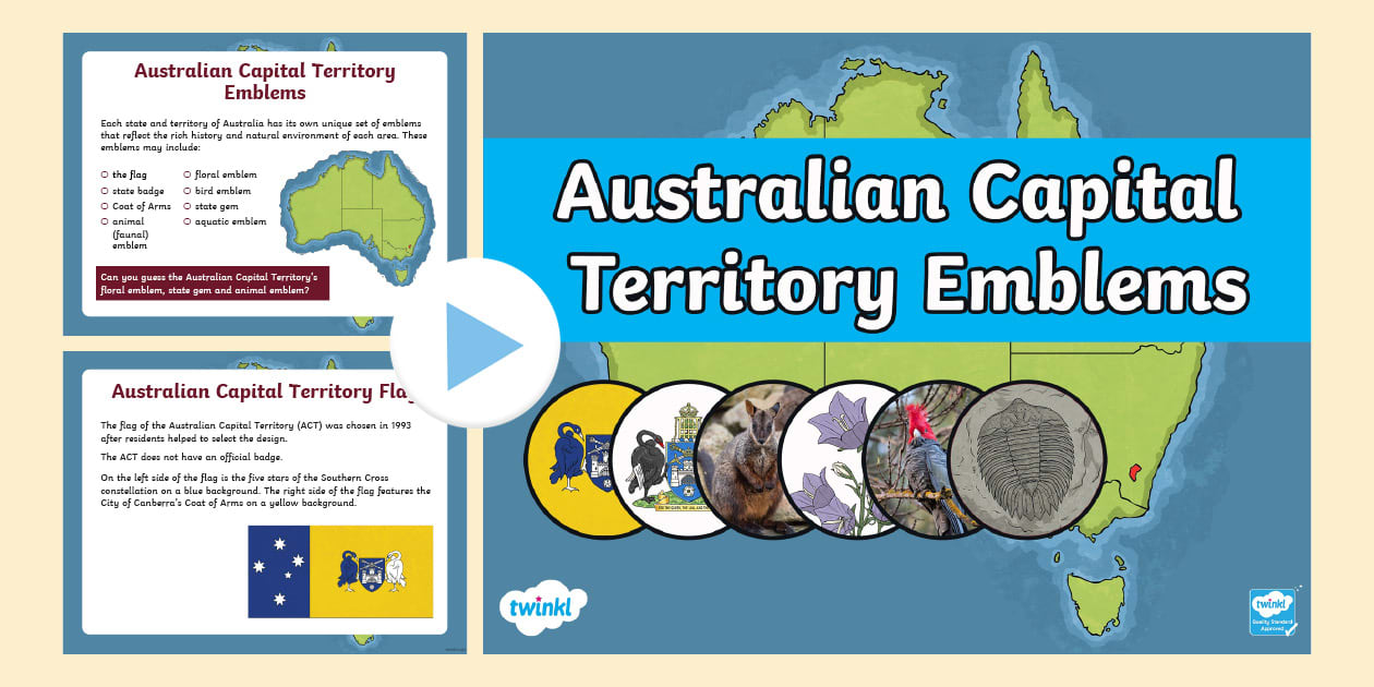 Australian Capital Territory Emblems PowerPoint - Twinkl