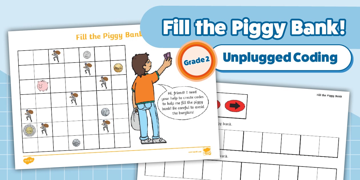 Unplugged Coding: The Piggy Bank Challenge!