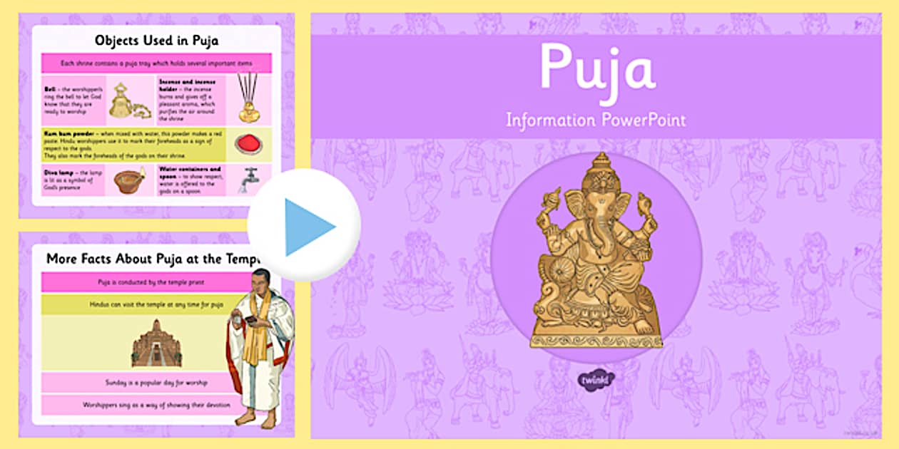 Puja Information PowerPoint (teacher made) - Twinkl