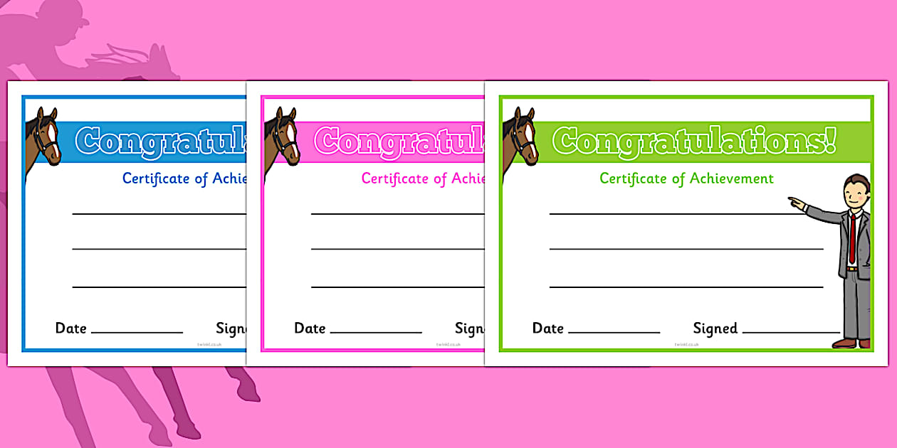 The Melbourne Cup Certificates