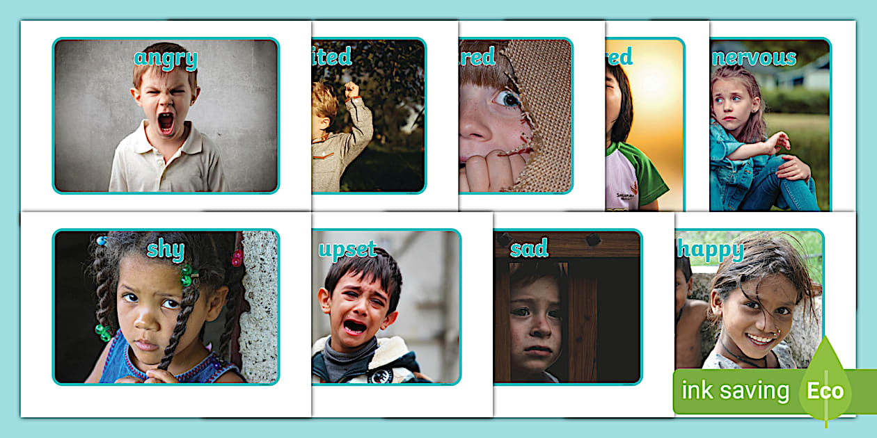 Emotions Display Photo Pack (teacher made) - Twinkl