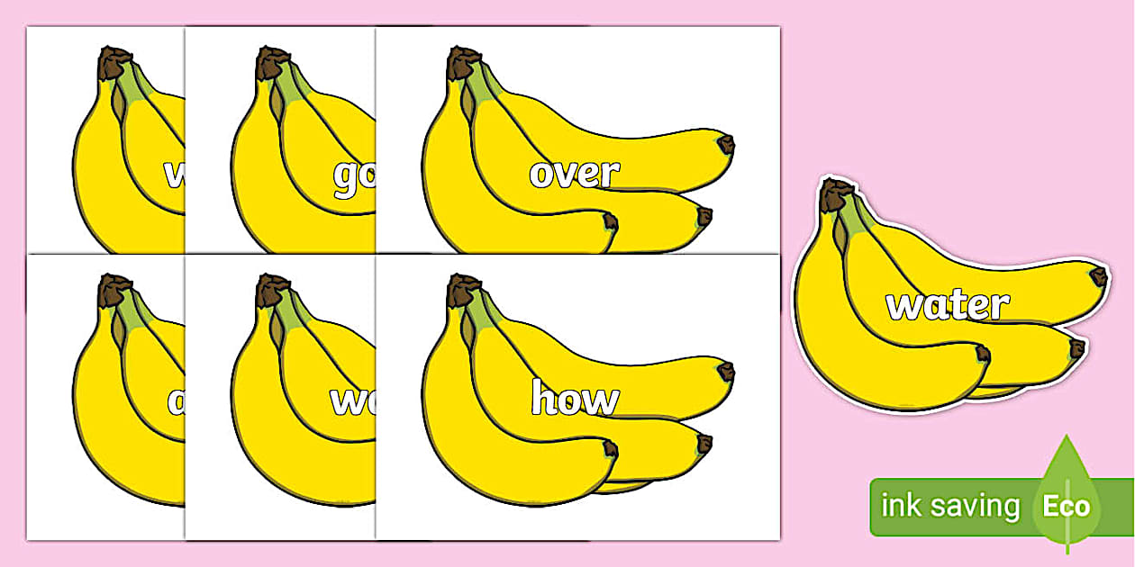 Next 200 Common Words on Bananas (teacher made) - Twinkl