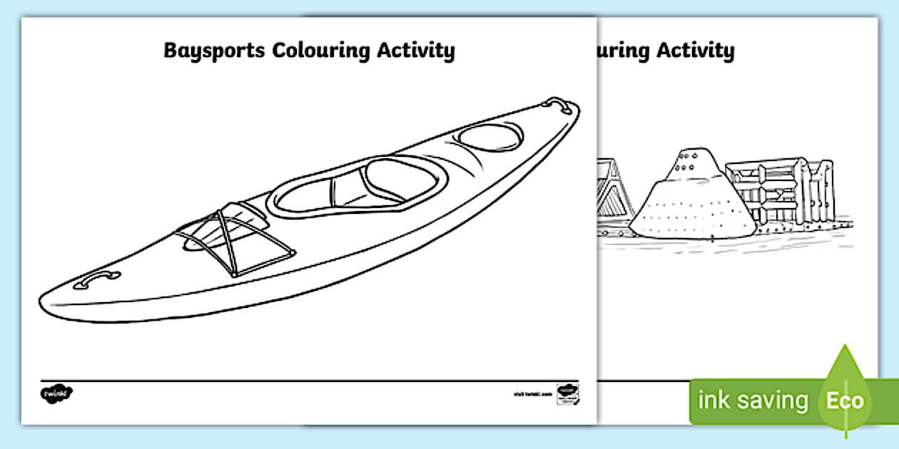Baysports Colouring Activity - Colouring Sheet - Resources