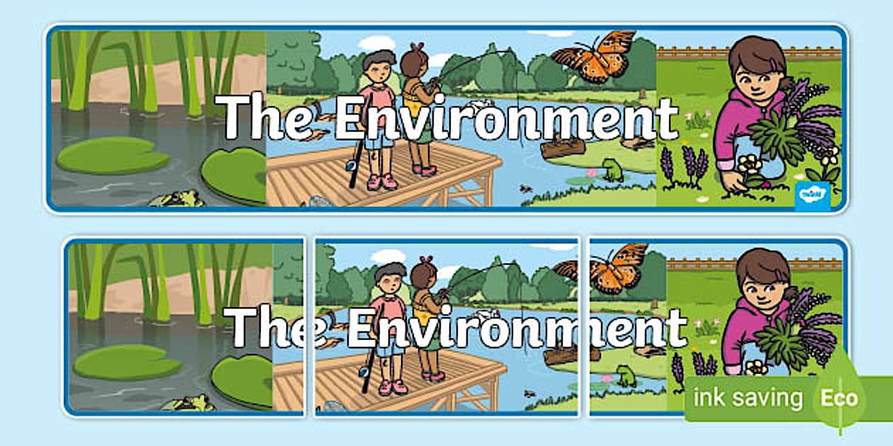 The Environment Display Banner Geography Junior/Senior Infants