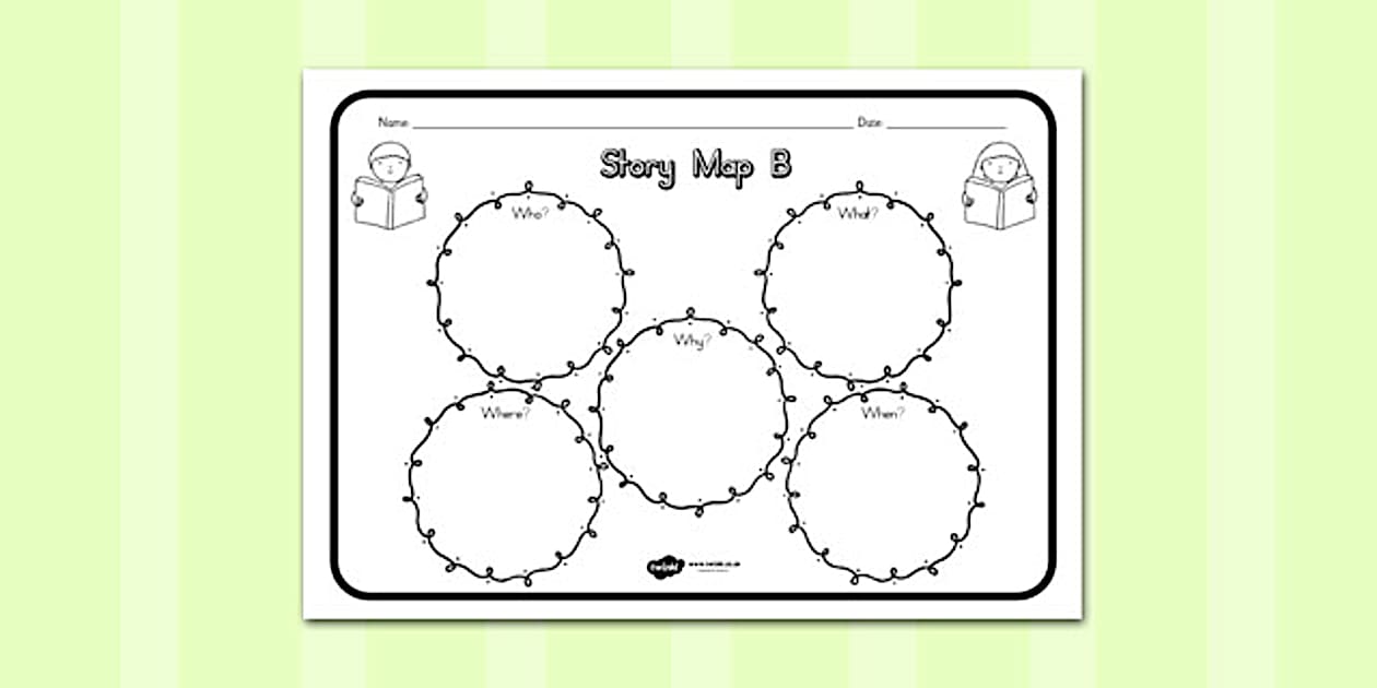Editable Story Map B Worksheet (Lehrer gemacht) - Twinkl