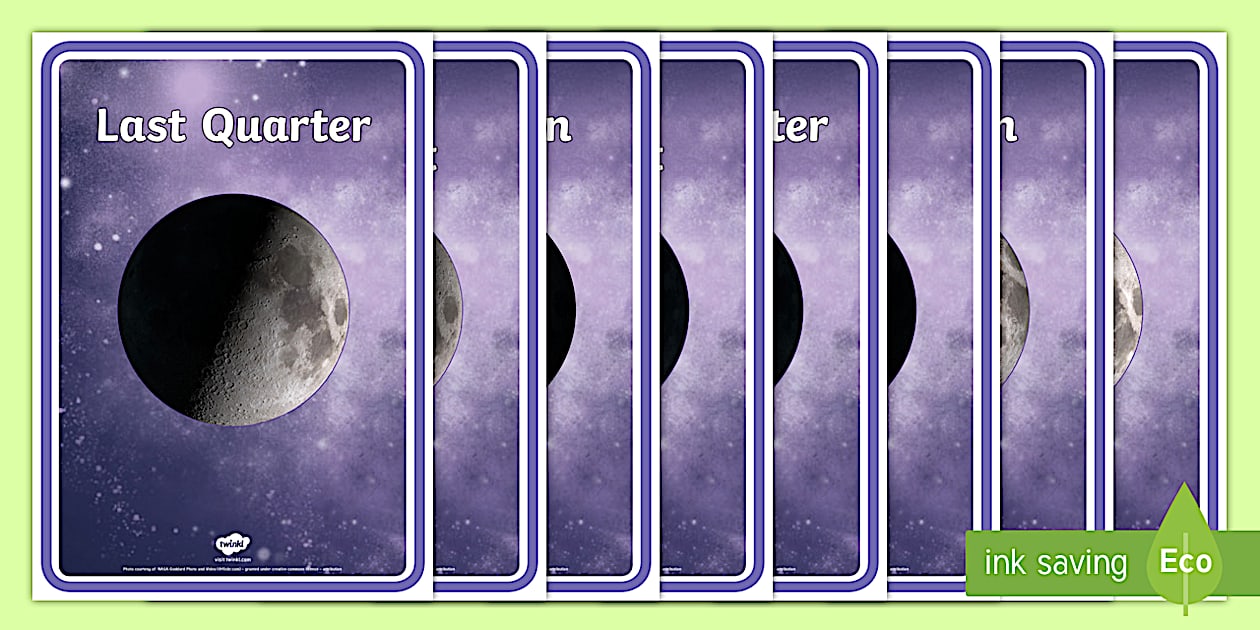 Phases of the Moon Display Photo Cut Outs - Twinkl