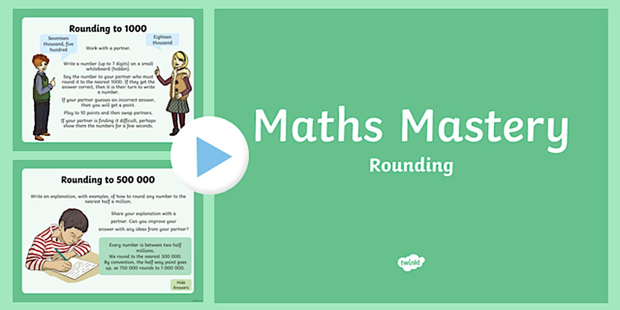 Year 6 Number and Place Value Rounding Maths Mastery PowerPoint, place ...