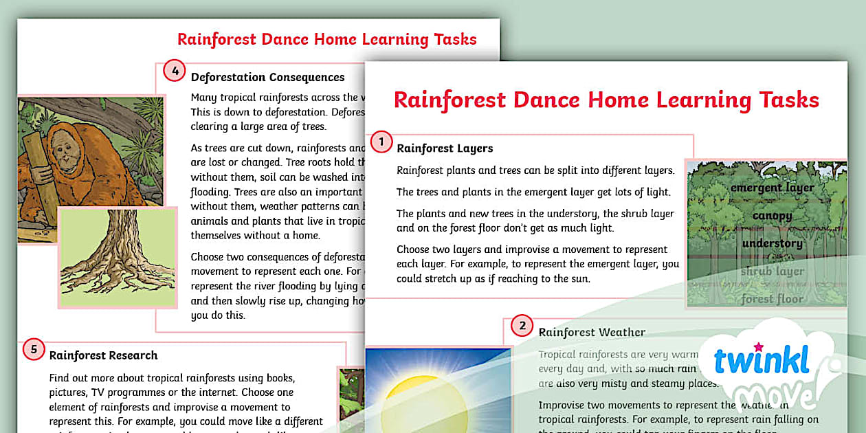 Year 3 Dance Homework I Twinkl Move PE Planning KS2 - Twinkl