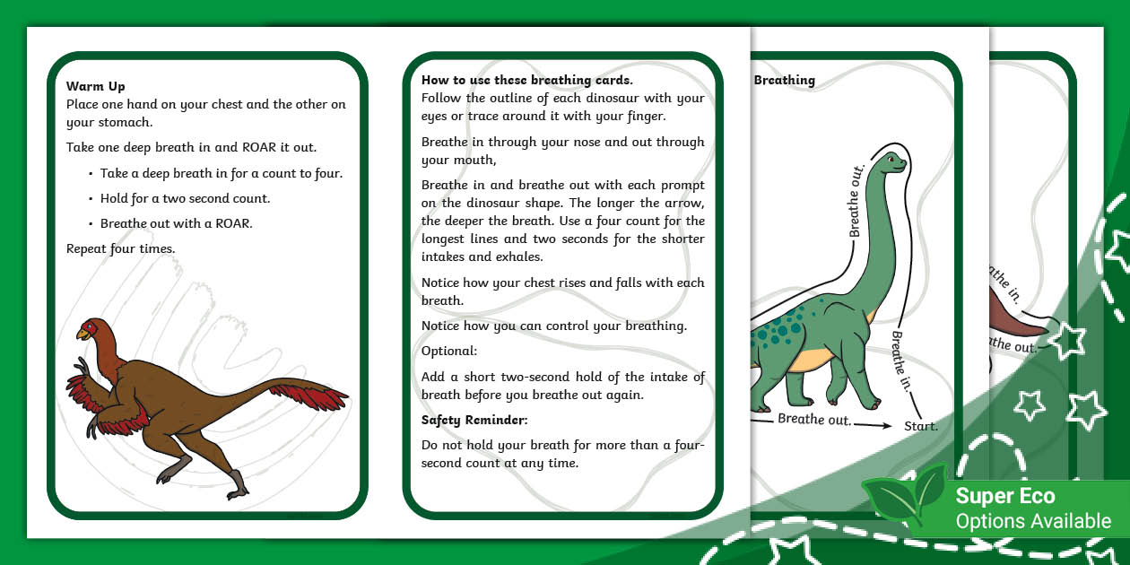 Dinosaur-Themed Breathing Exercises | Mindfulness For Kids