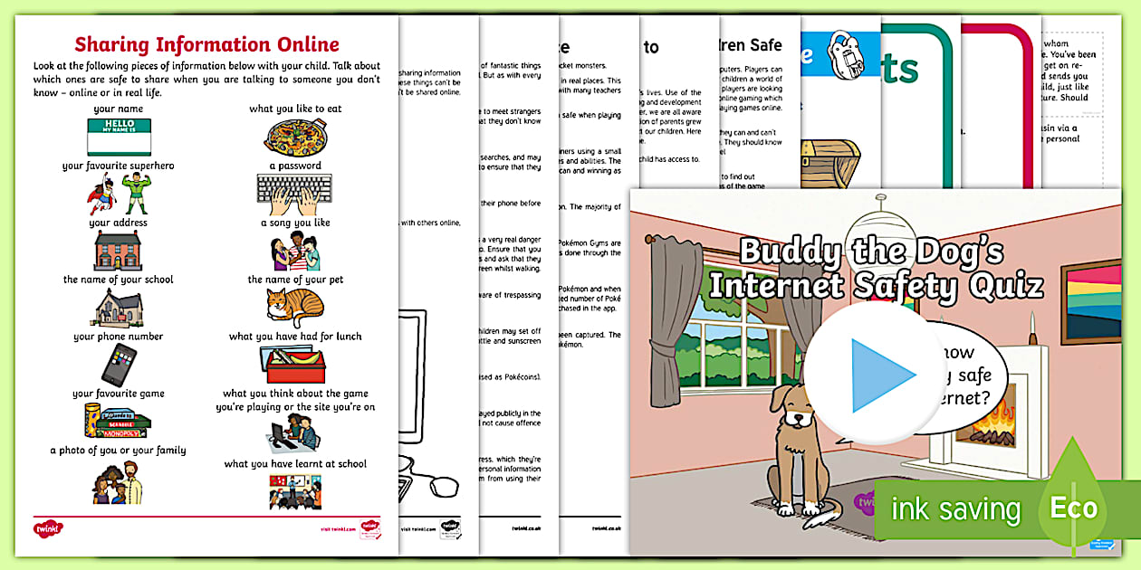 KS1 Parents and Carers Online Safety Activity Pack - Twinkl
