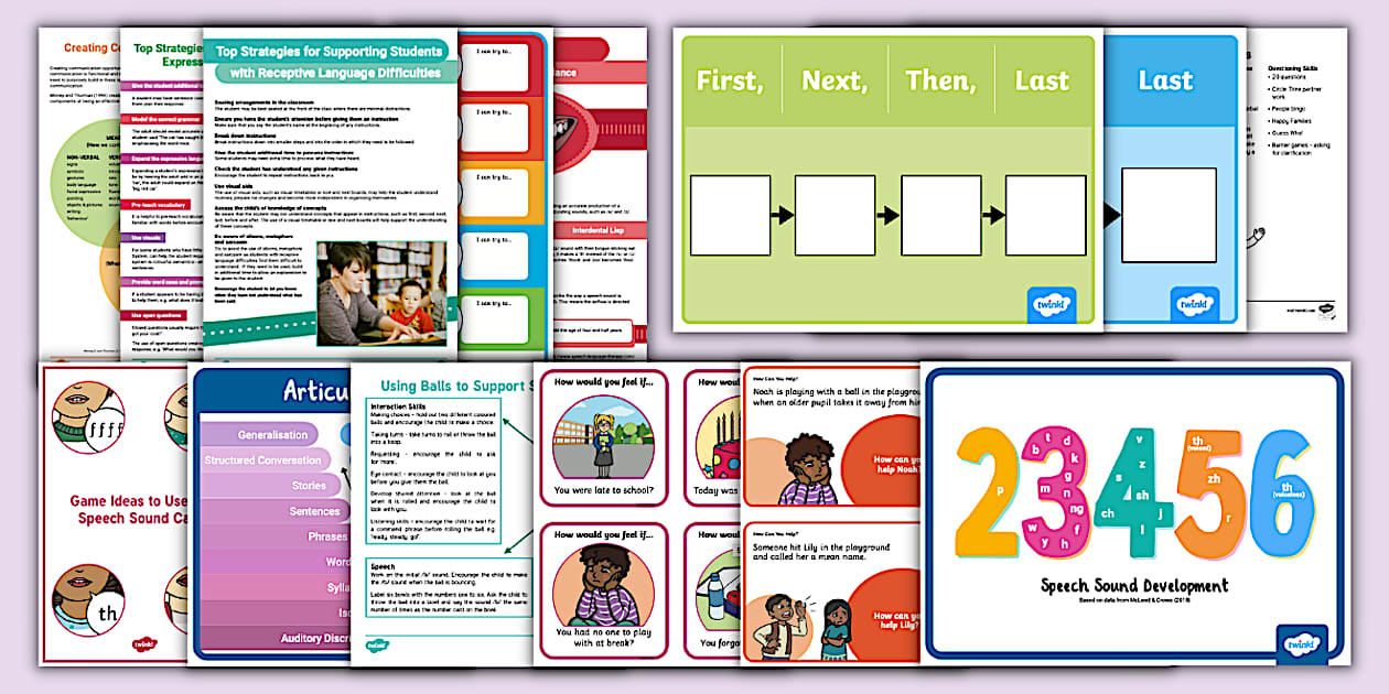 Teacher Aide Speech Pathology Pack