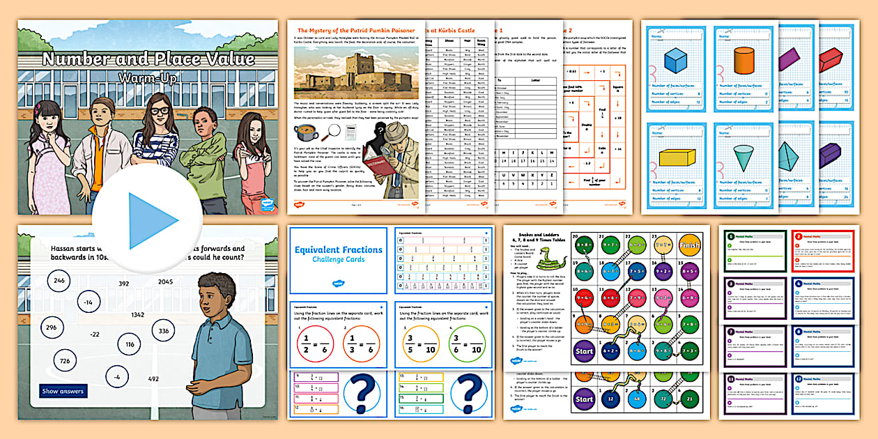 CfE Amazing Maths Day Second Level Resource Pack - Twinkl