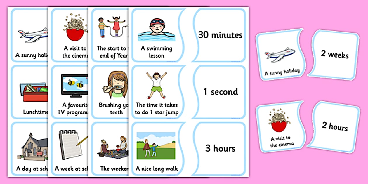 Editable Time Sorting Card Game (Hecho por educadores)