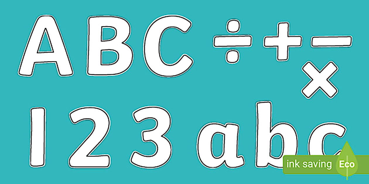 👉 Editable Lettering for Display | Primary Resources | Twinkl