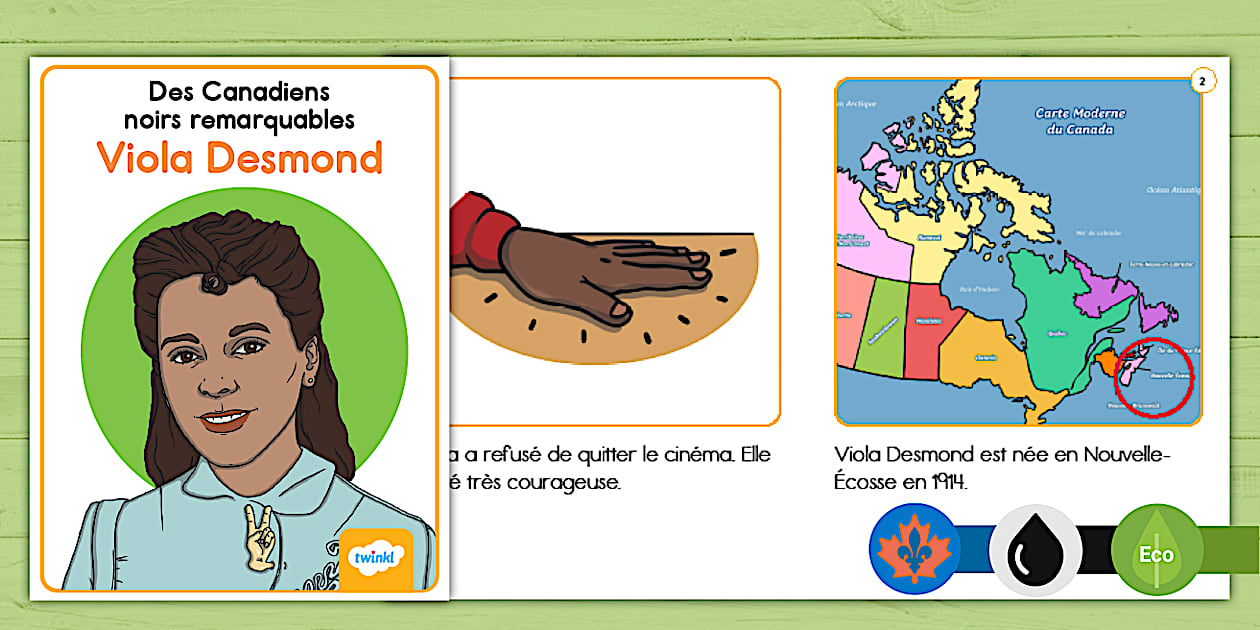 Remarkable Black Canadians Easy Readers French Viola Desmond