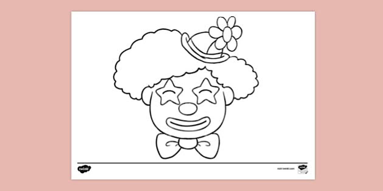 Clown Colouring | Colouring Sheets (teacher made) - Twinkl