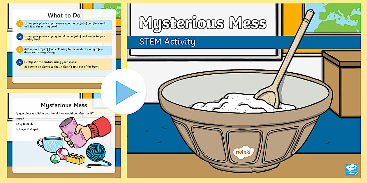Mysterious Mess PowerPoint - Changing Materials Experiments
