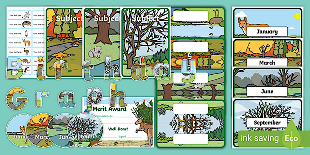 Australian Animals Class Organisation Resource Pack - Twinkl