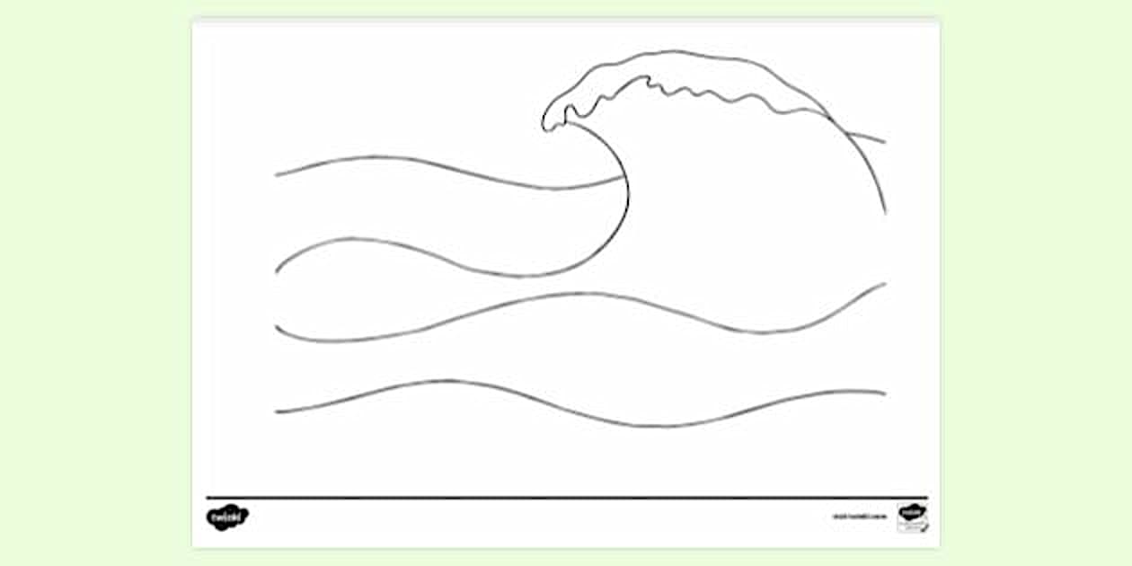 Different Waves Colouring | Colouring Sheets (Teacher-Made)