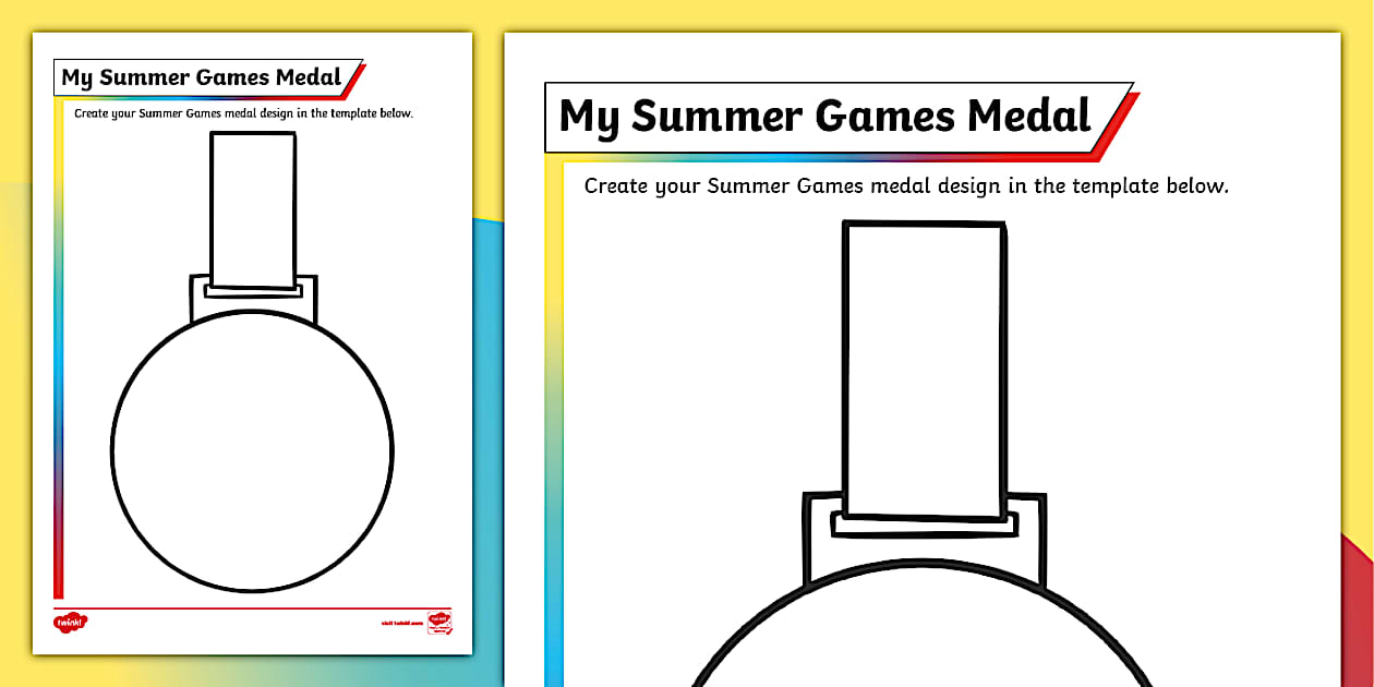 Design A Summer Games Medal (teacher made) - Twinkl