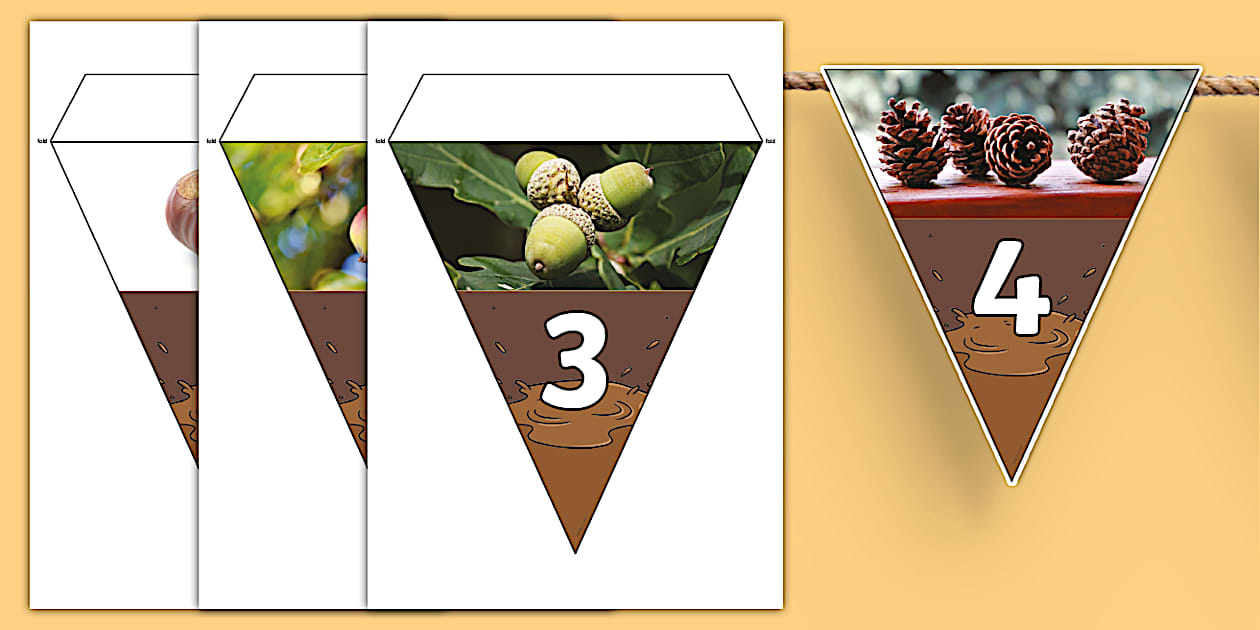 👉 Mud Kitchen Numbers 1-10 Display Bunting (teacher made)