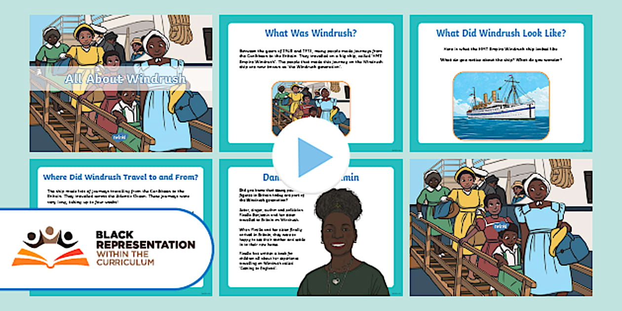 KS1 Windrush Powerpoint (teacher made) - Twinkl