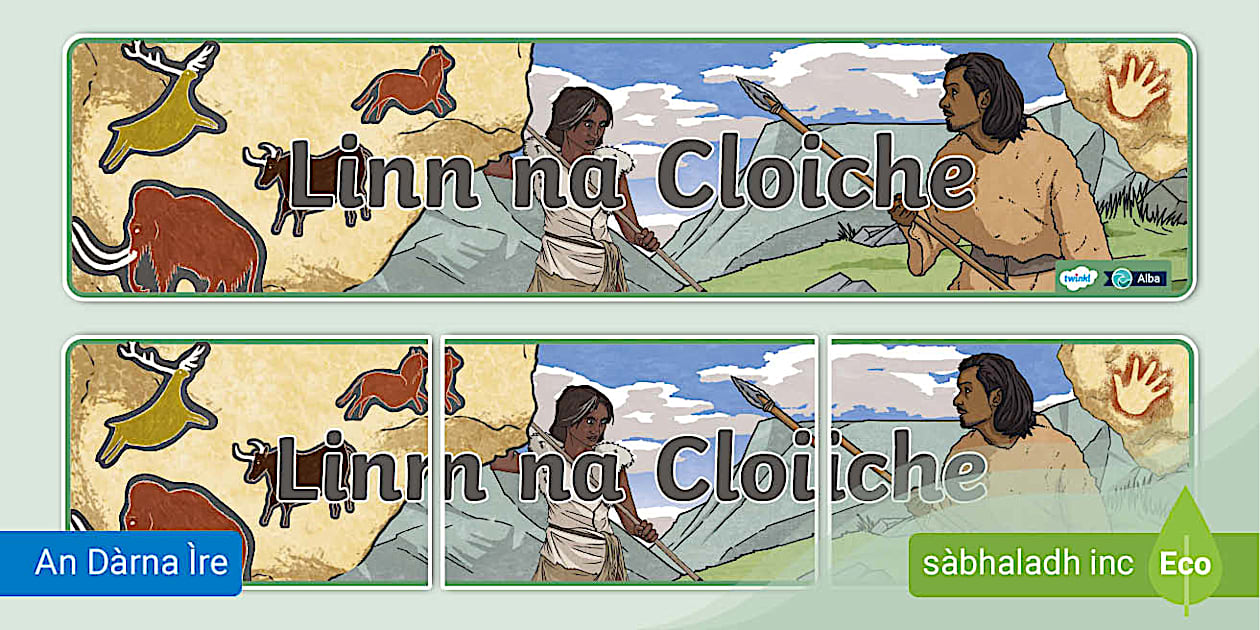 Linn na Cloiche - Bratach fada (Teacher-Made) - Twinkl