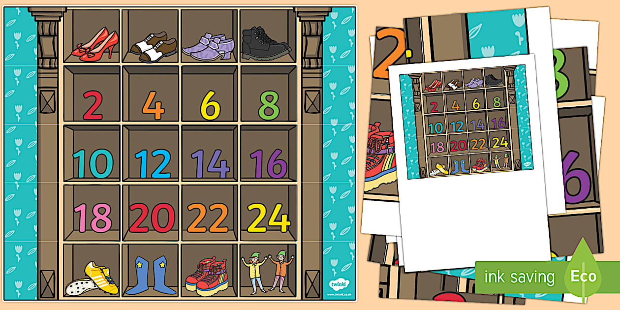 Counting in 2s Mat (Compatible with Bee-Bot) (teacher made)