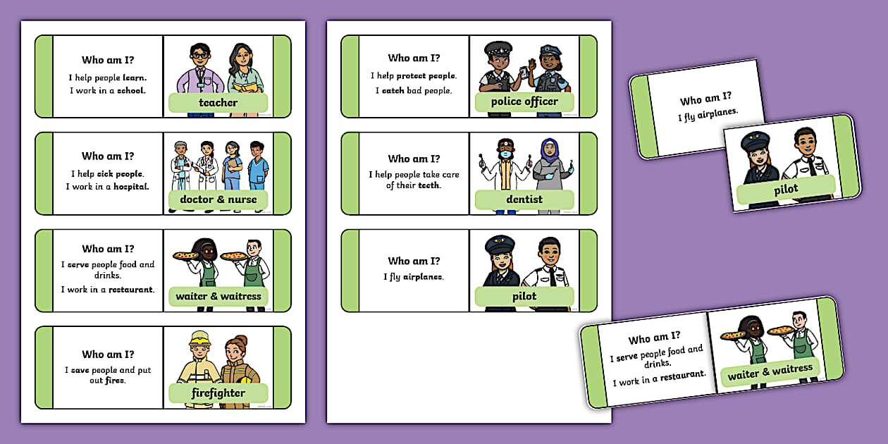 Occupations Guessing Game ｜小三適用 (Teacher-Made)