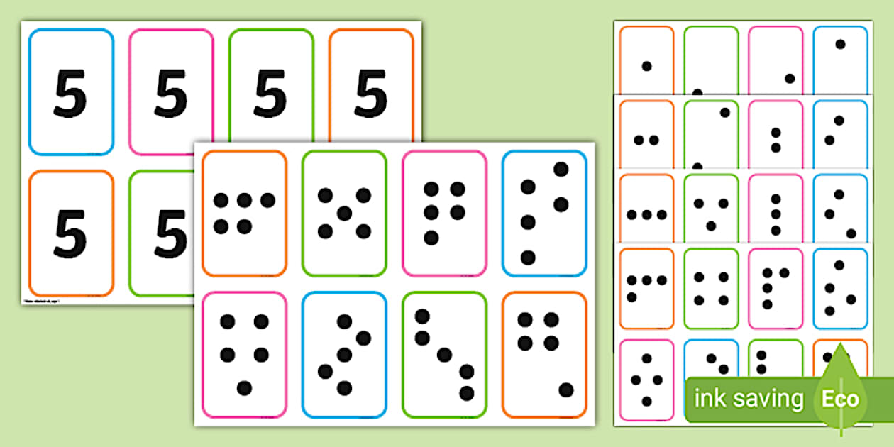 👉 Subitising Cards 1-5 (teacher made) - Twinkl