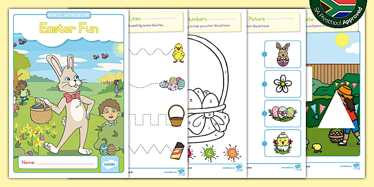 Preschool - Easter - April: Easter Fun - Activity Book