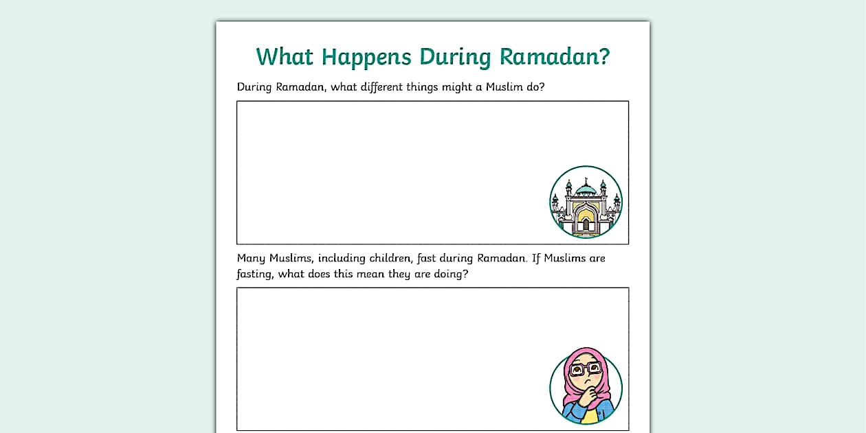 What Happens During Ramadan? Activity | Religious Education