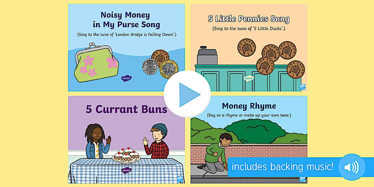 Money Songs and Rhymes PowerPoints Pack (teacher made)