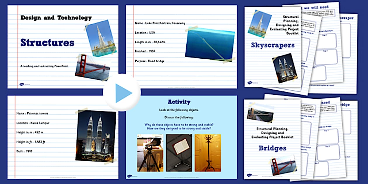 Structures Lesson Teaching Pack (teacher made) - Twinkl