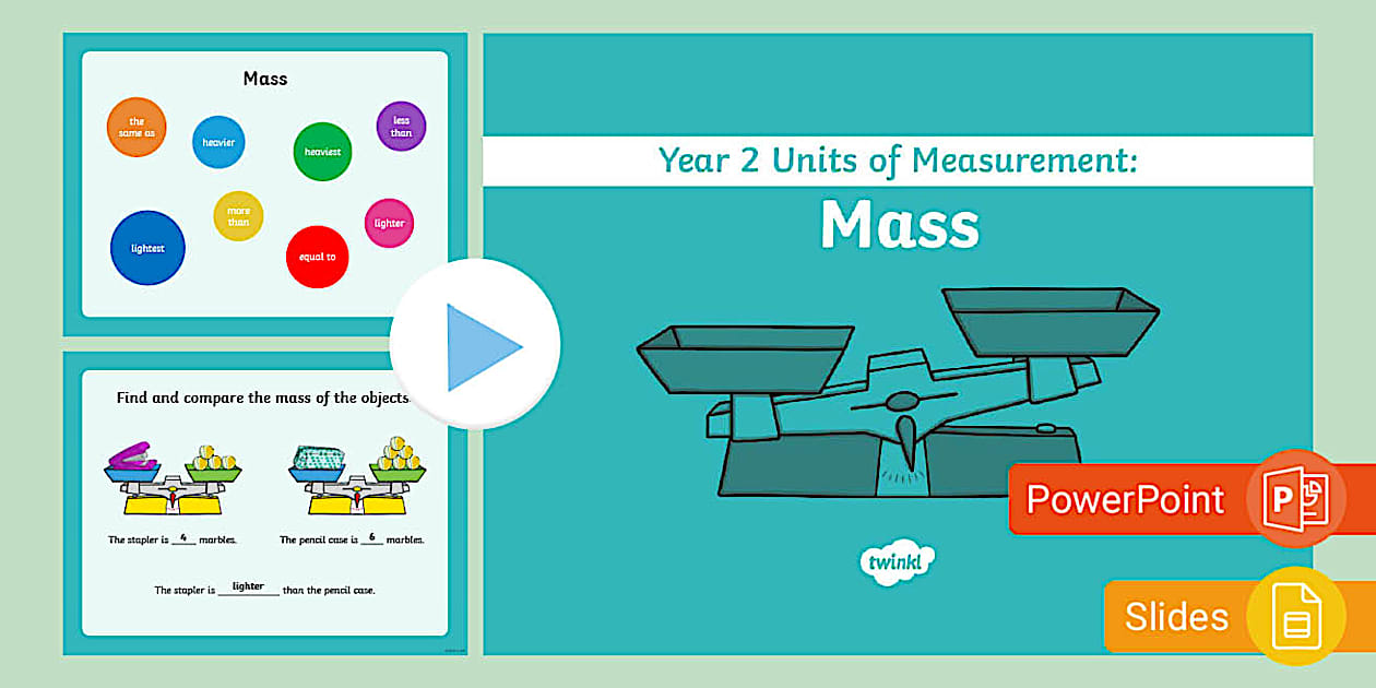 Units of Measurement: Mass PowerPoint - Year 2 Mass Lesson