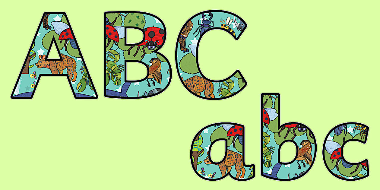 Themed Size Editable Display Lettering to Support Teaching on The Bad ...