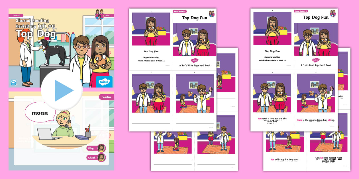 'igh, oa' Recap Lesson Pack - Level 3 Week 11 Lesson 5