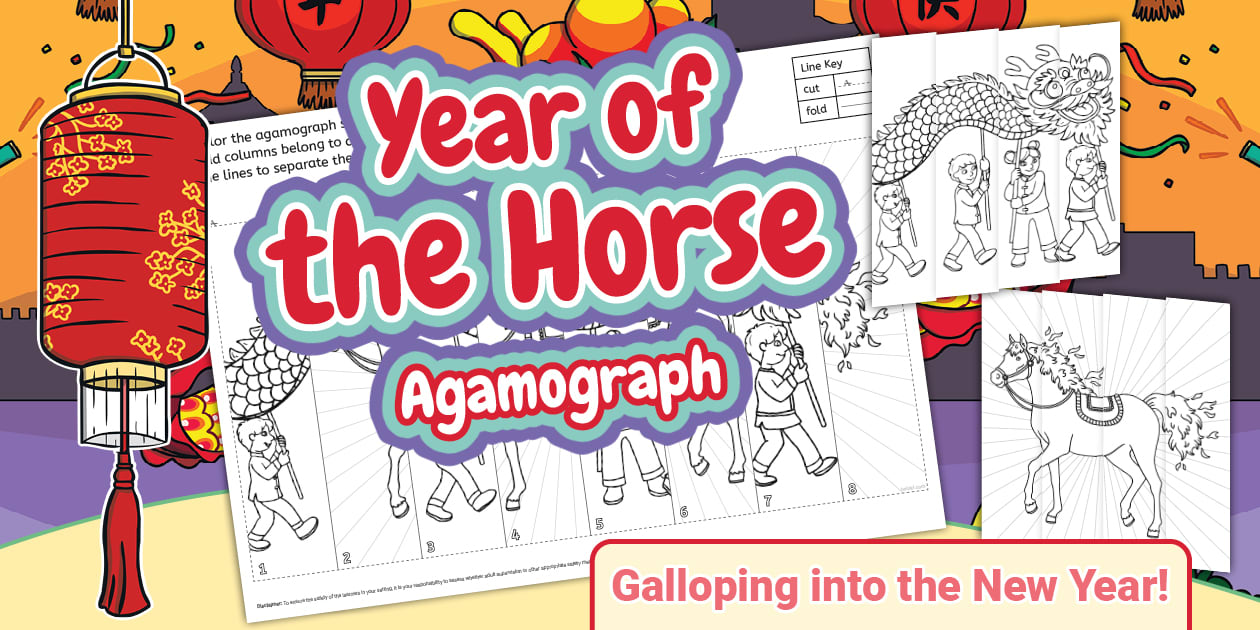 Year of the Horse Agamograph