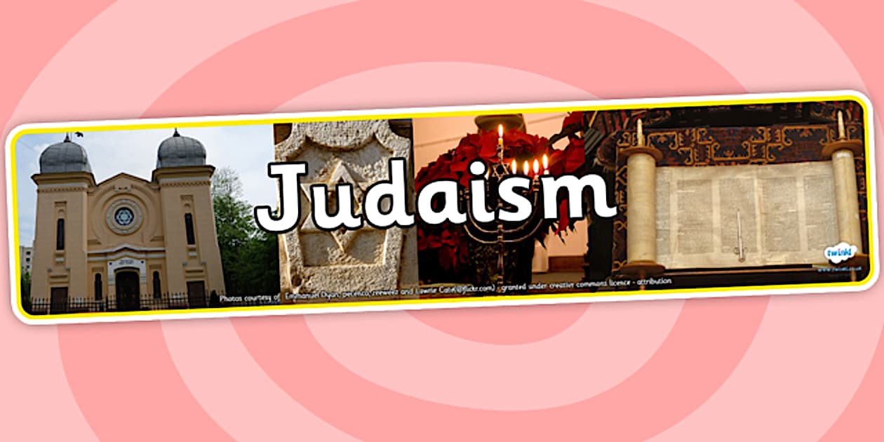 Judaism Photo Display Banner (teacher made) - Twinkl