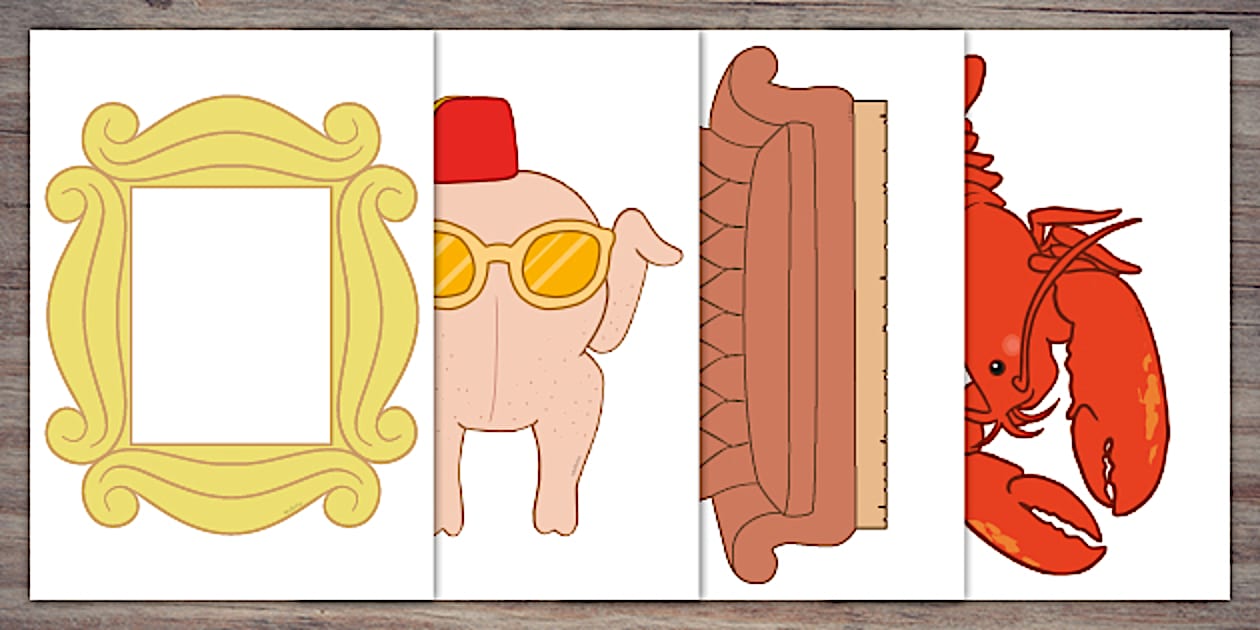 Friends Photo Booth Props | Twinkl Party (teacher made)