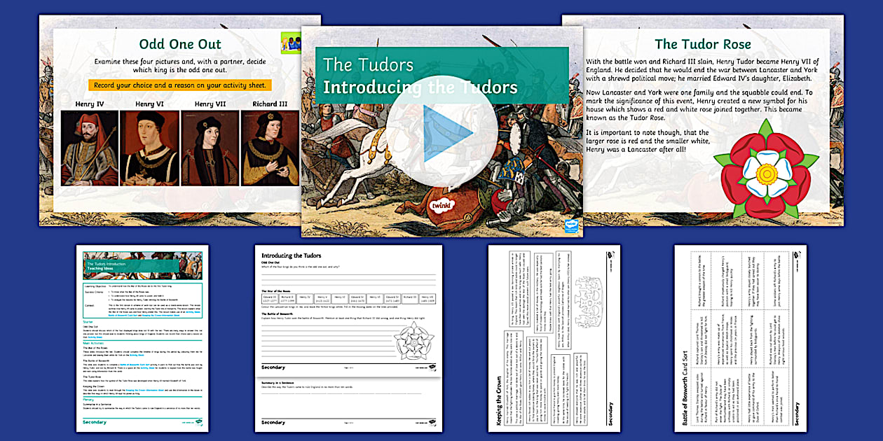 KS3 The Tudors Lesson 1: Introduction Lesson Pack | Beyond