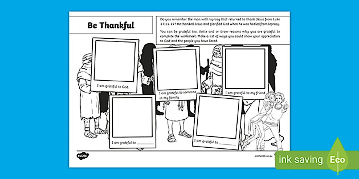 Being Thankful Snapshots (teacher made) - Twinkl