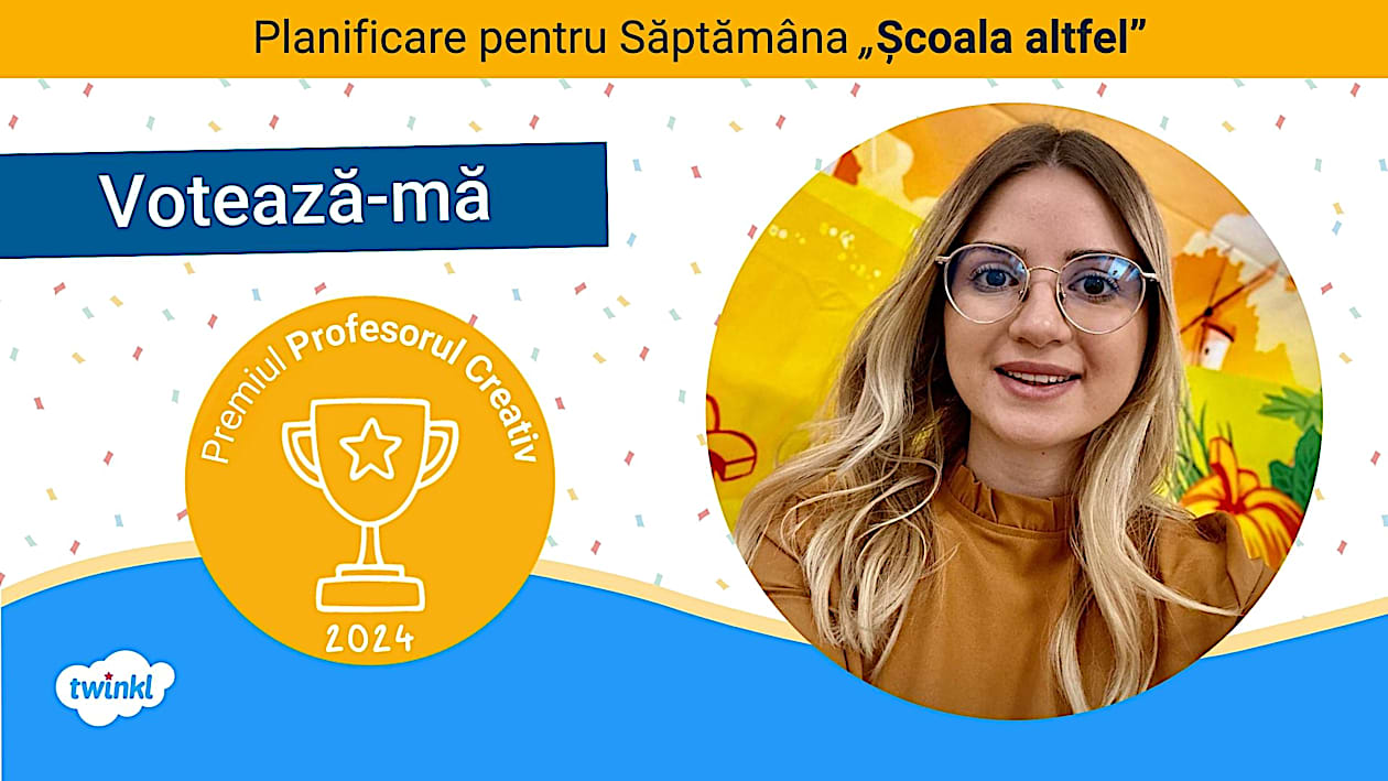 Ana-Maria Bucur – Votează-mă pentru Profesorul Creativ